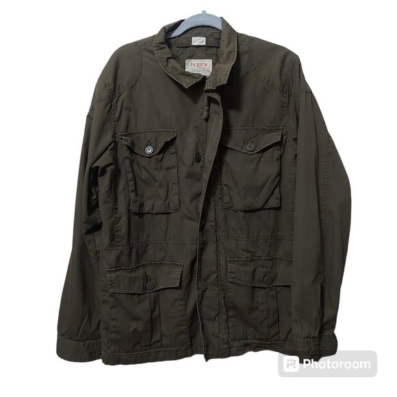 J. Crew | Jackets & Coats | J Crew Olive Green Military Field Jacket ...